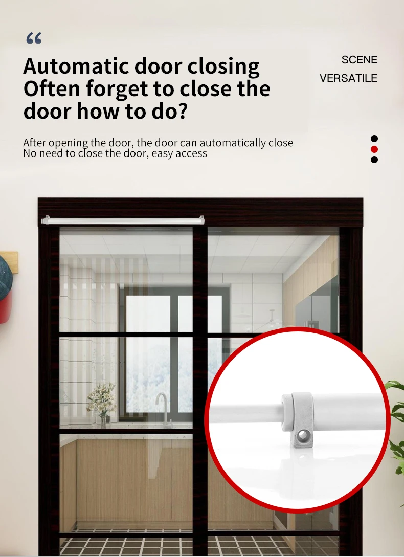 Hydraulic Automatic Sliding Door Buffer - Aluminum Alloy