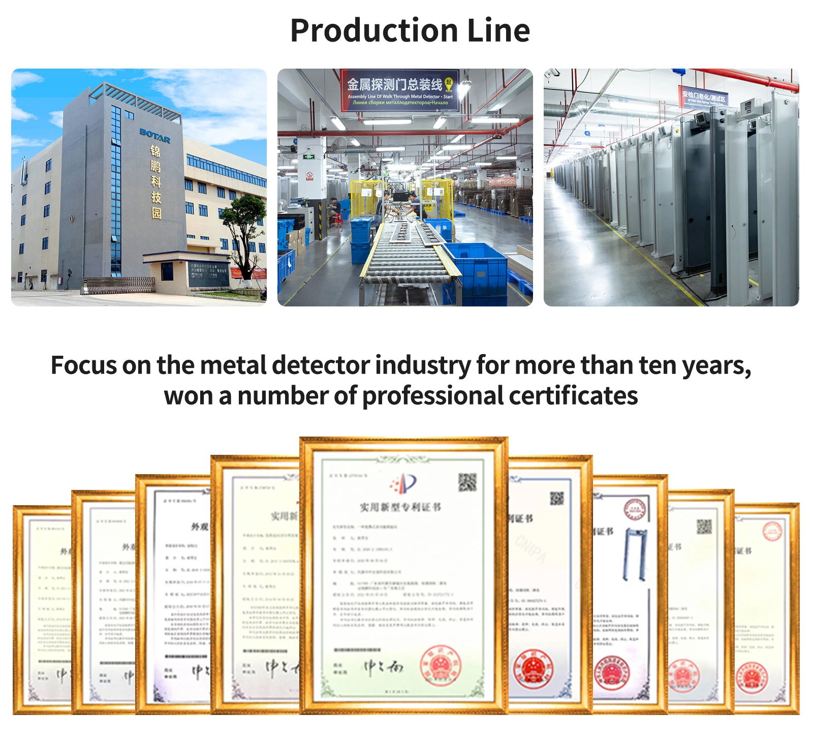 Full Body Scanner Pass Through Metal Detector Security Walk Through ...