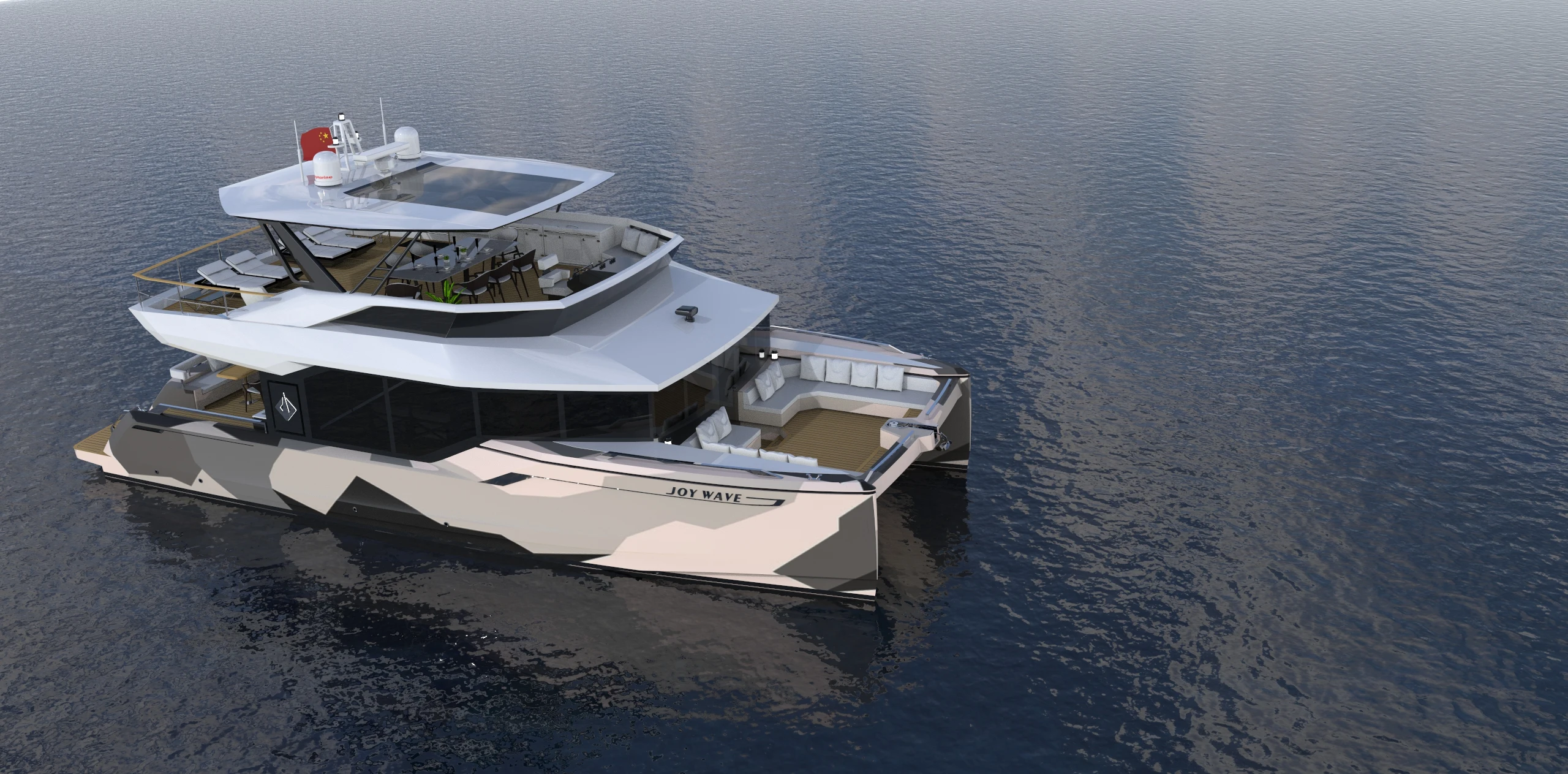 55ft Catamaran - Luxury Yacht China - Fiberglass Yacht for Sale