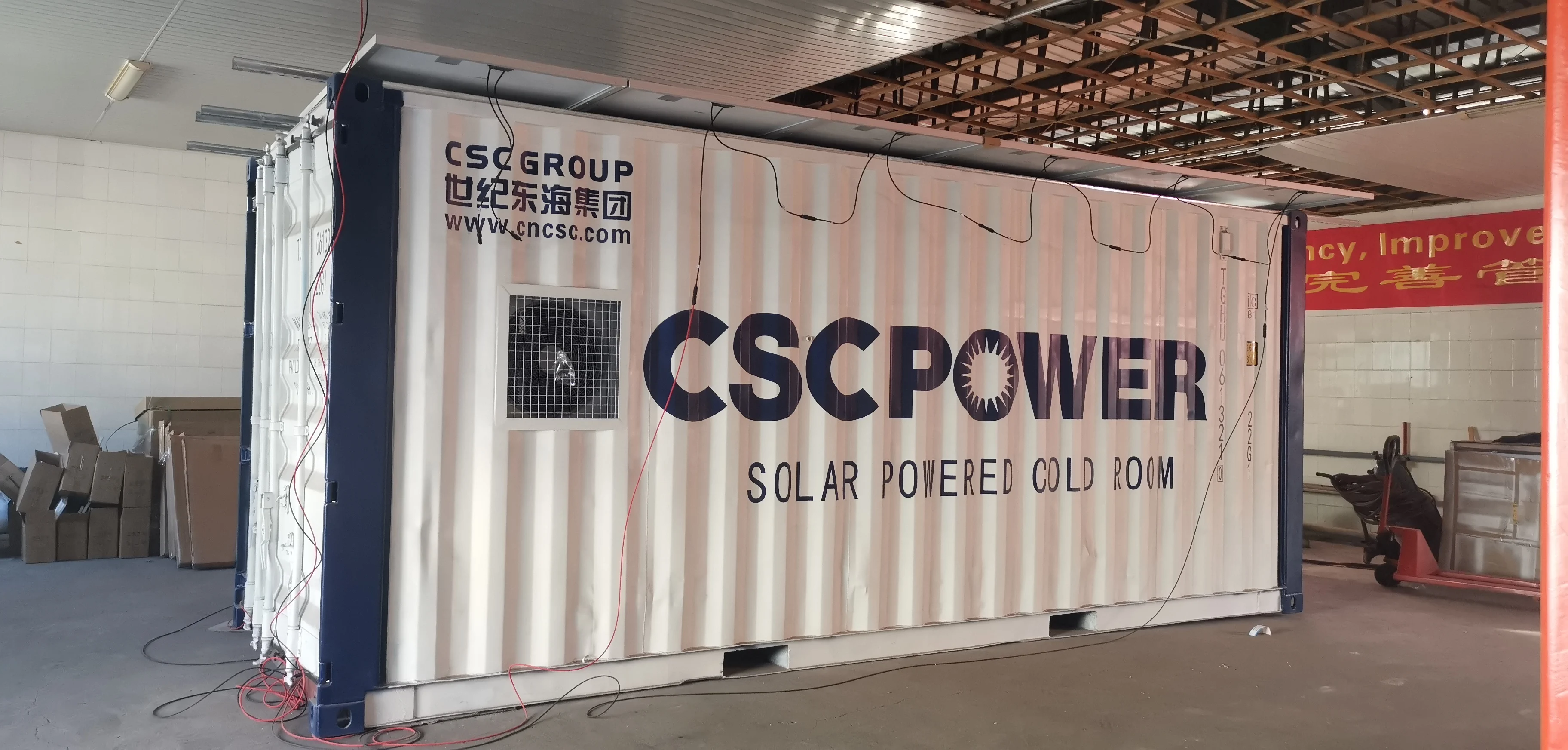 40ft Container Solar Powered Food Cold Storage Rooms Walk In Freezer ...