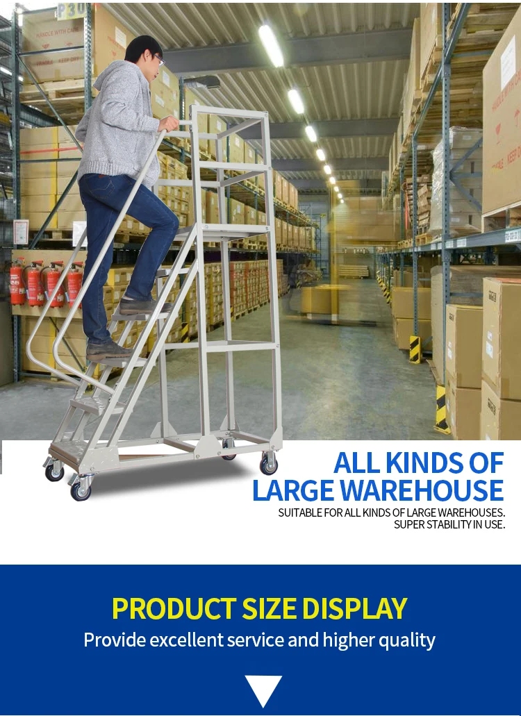 Detachable Mobile Step Ladder - Safe Climbing Platform