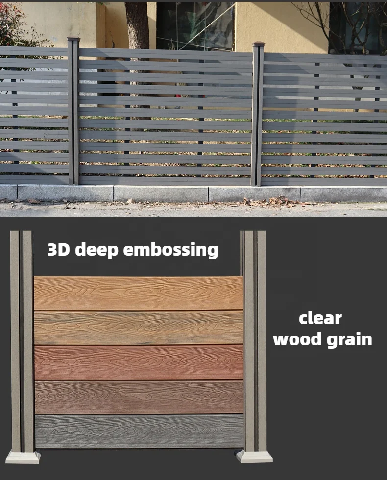 Eco-friendly WPC Fencing - Durable Outdoor Garden Privacy Panels