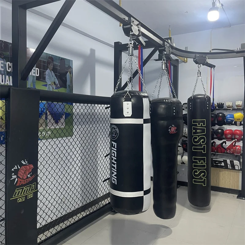 Kicking Boxing Equipment Boxing Bags Hanging System I-Beam Rolling ...