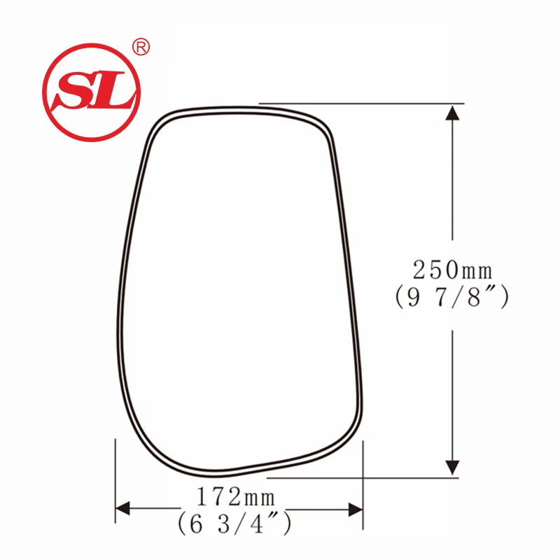 SL-717 R/L Mirror Truck Part Side Mirror Rearview Mirror Left and Right ...