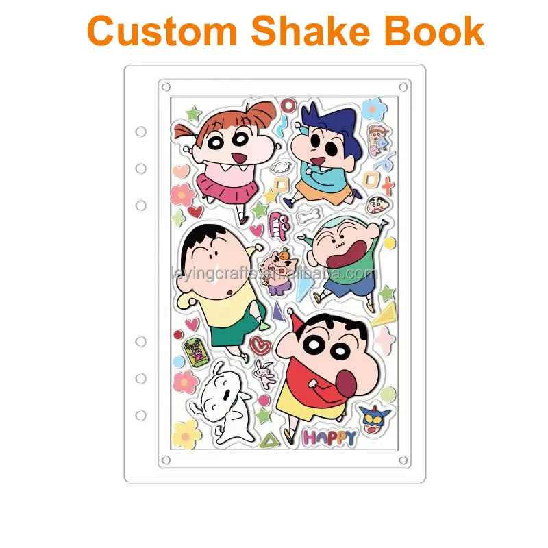 Custom Quicksand Transparent A7 Notebook - DIY Acrylic