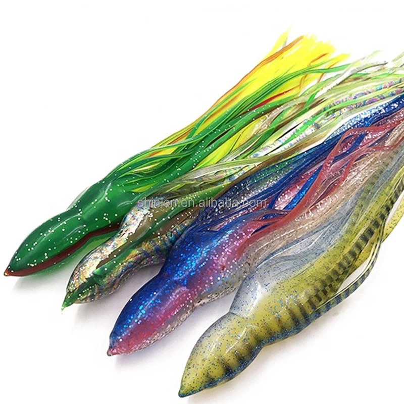 2.5in To 16in Different Sizes Saltwater Fishing Replacement Octopus ...