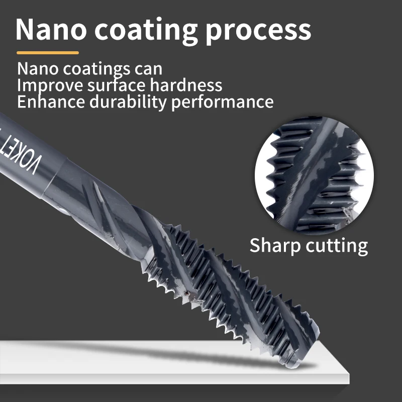 HSSE-M35 JIS Standard With OX Spiral Fluted Tap M1 M1.2 M1.5 M1.6 M2 M2 ...