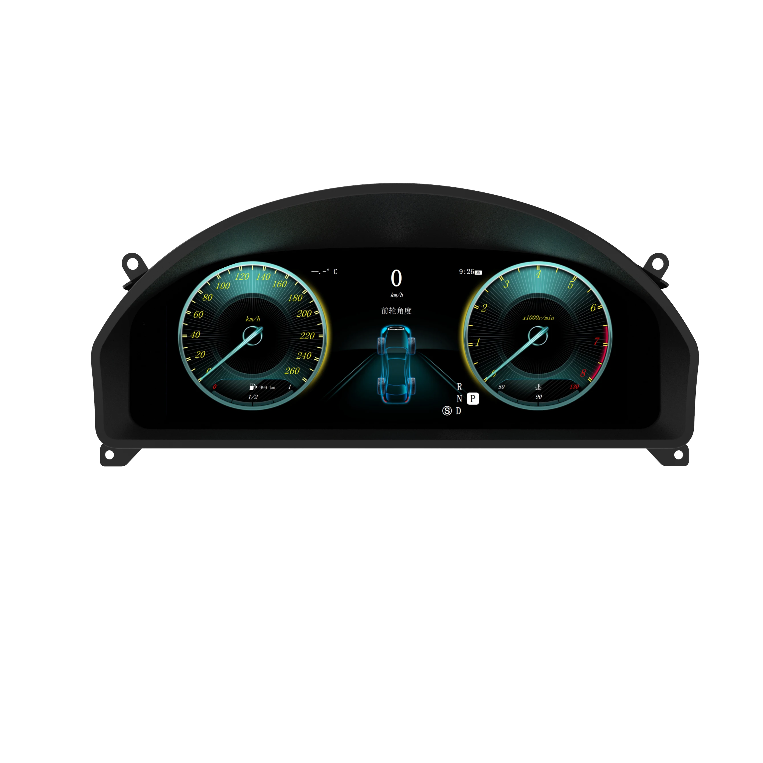 Digital Dashboard Panel Virtual Instrument Cluster Cockpit Lcd ...