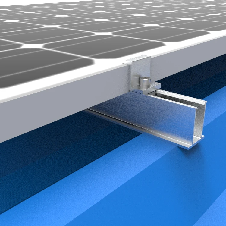Mini Rail Solar Mounting Rail Trapezoidal Metal Roof Mini Rail For ...