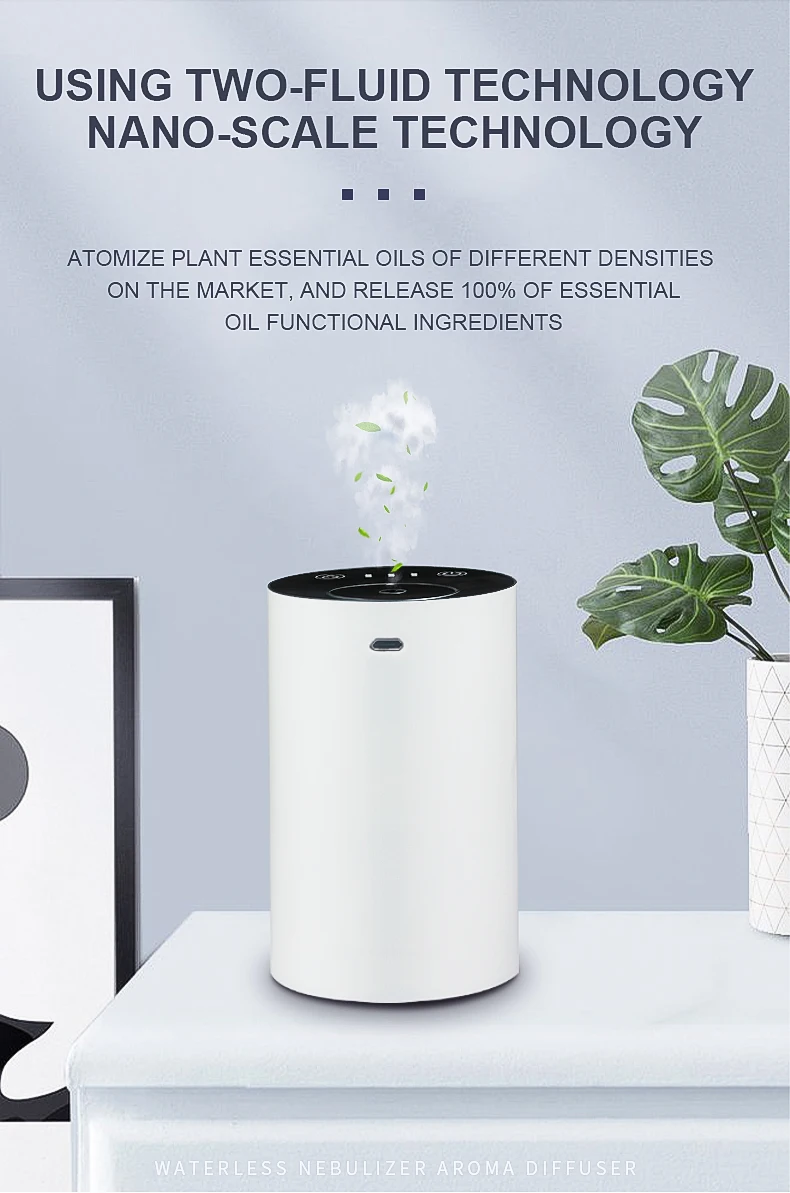 2026 Mini Waterless Scent Diffuser Essential Oil Diffuser Electric ...