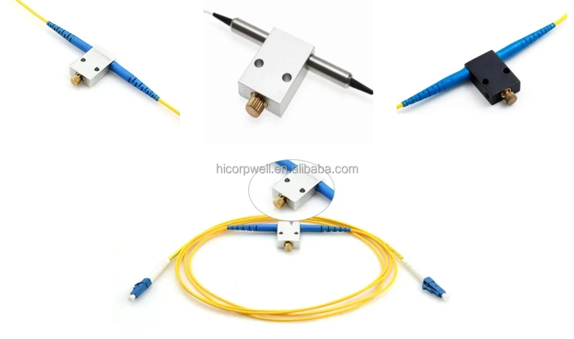 For Fiber Optical Variable Optical Attenuator 1-60dB 1310 1550nm FC/APC ...