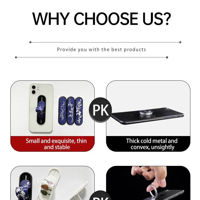 U-shaped Push-pull Handset Bracket Mpblie Phone Holder with Custom logo ...