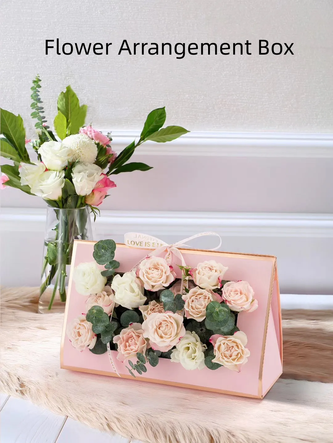 New Flower Arrangement Bag Folding Hollow Cardboard Floral Packaging ...