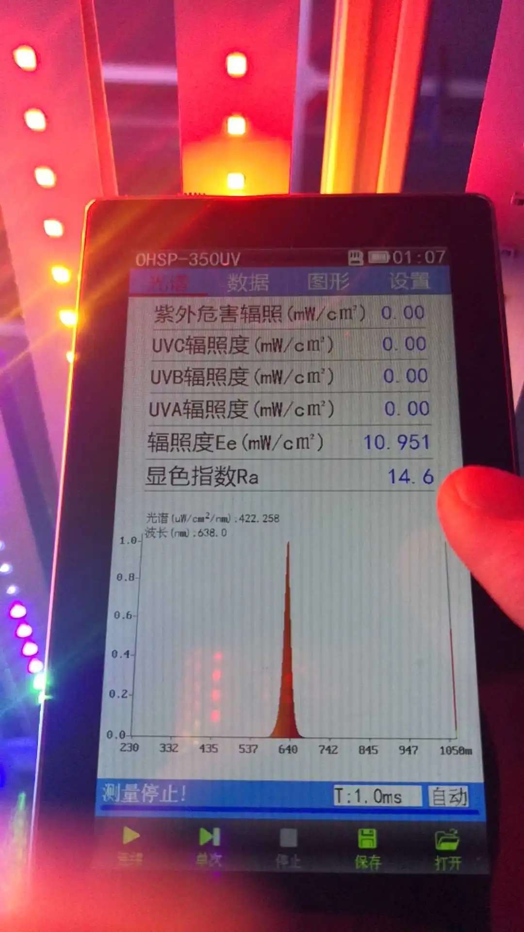 OHSP350UV 230-850nm UV Spectroscopy Ultraviolet Tester Meter ...