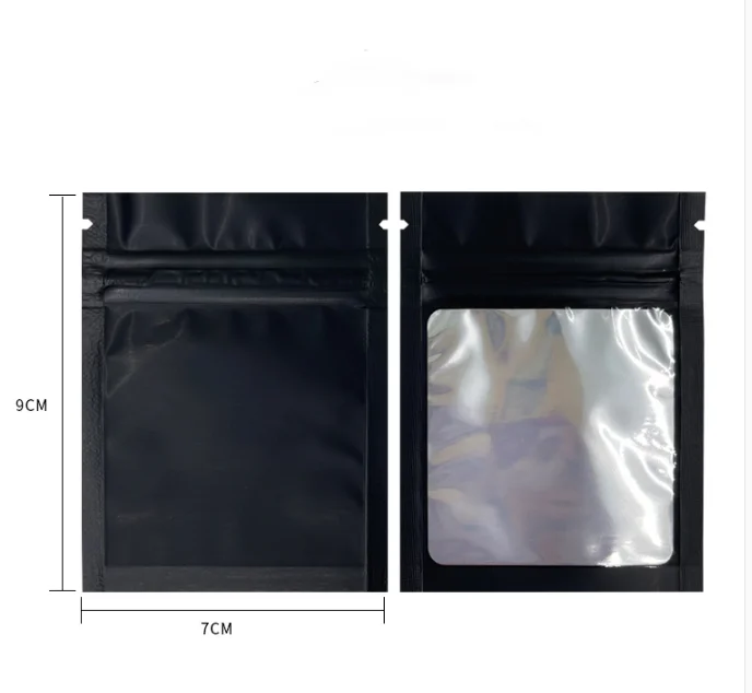 Sachet Glossy Foil Plastic Paper Small Zip Bag Customized Logo Food ...