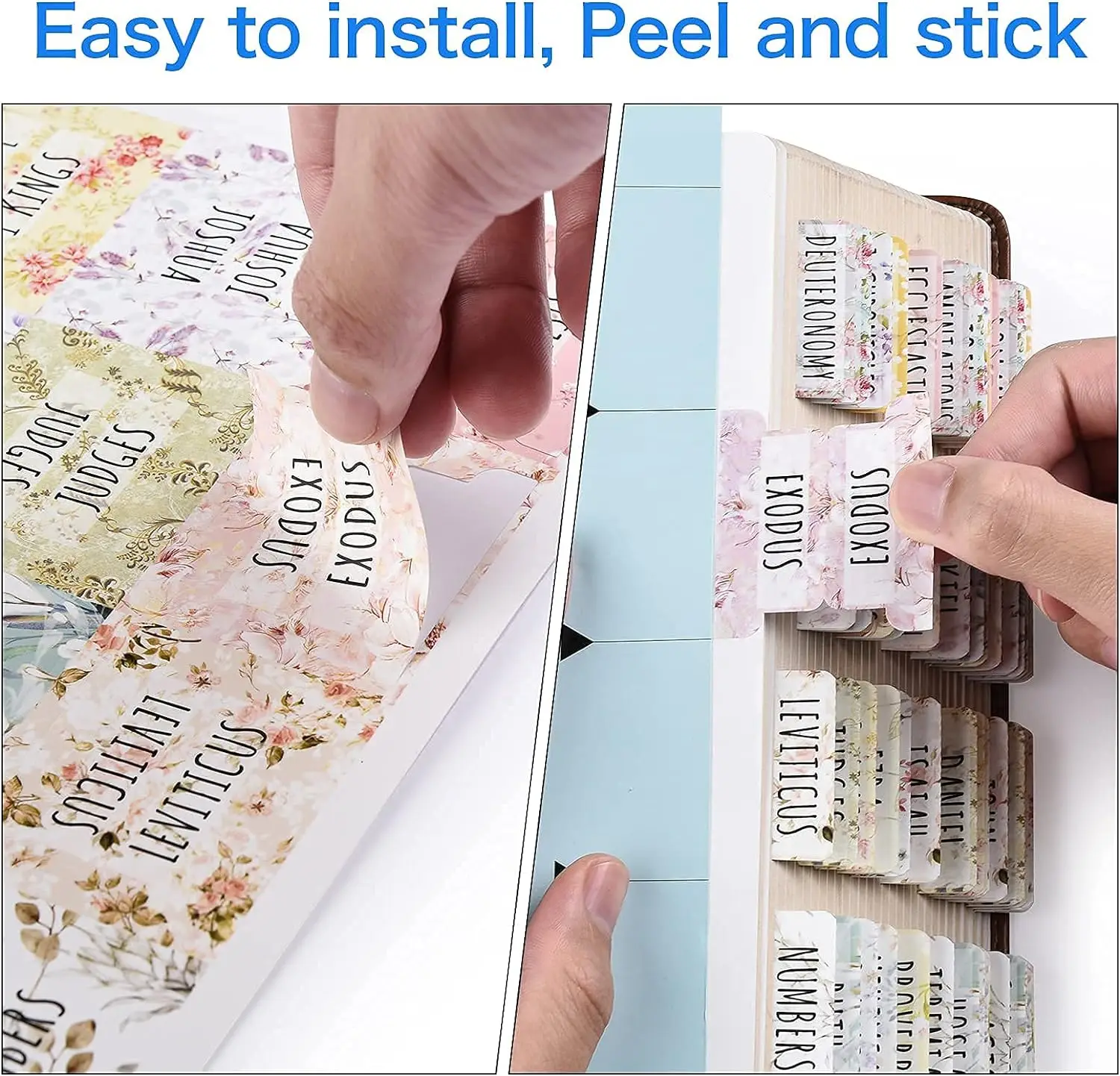 Custom Laminated Bible Personalized Bible Journaling Tabs