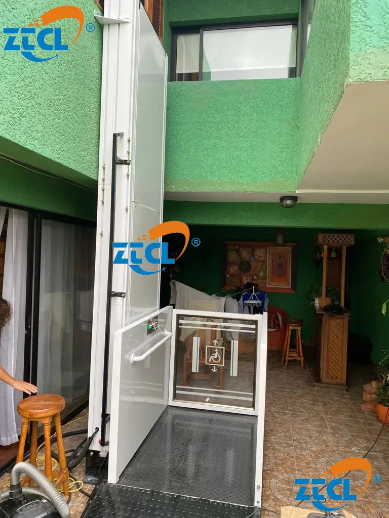 Barrier-free Lift Vertical Wheelchair Lift Platform Handicapped ...