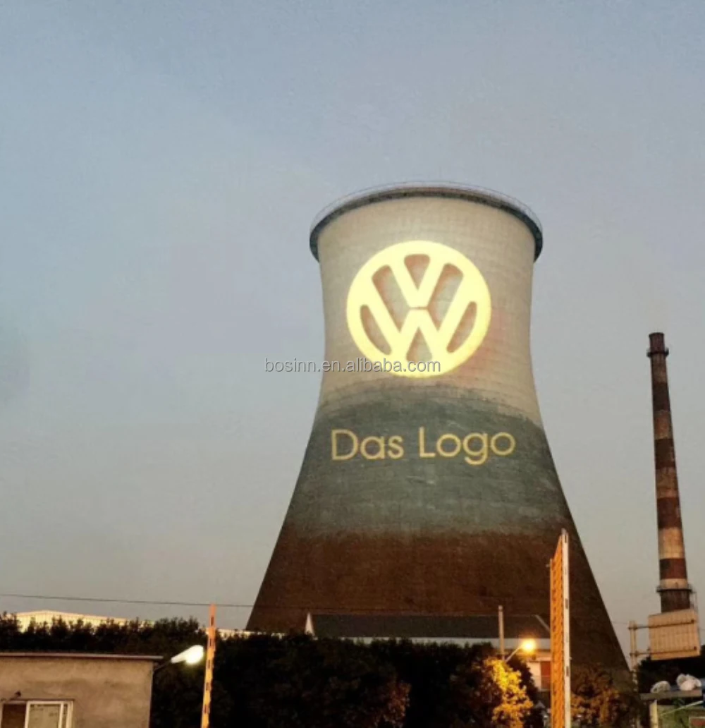 Skyscraper Photowall Live 3D Advertising Lights Logo Building Projector ...