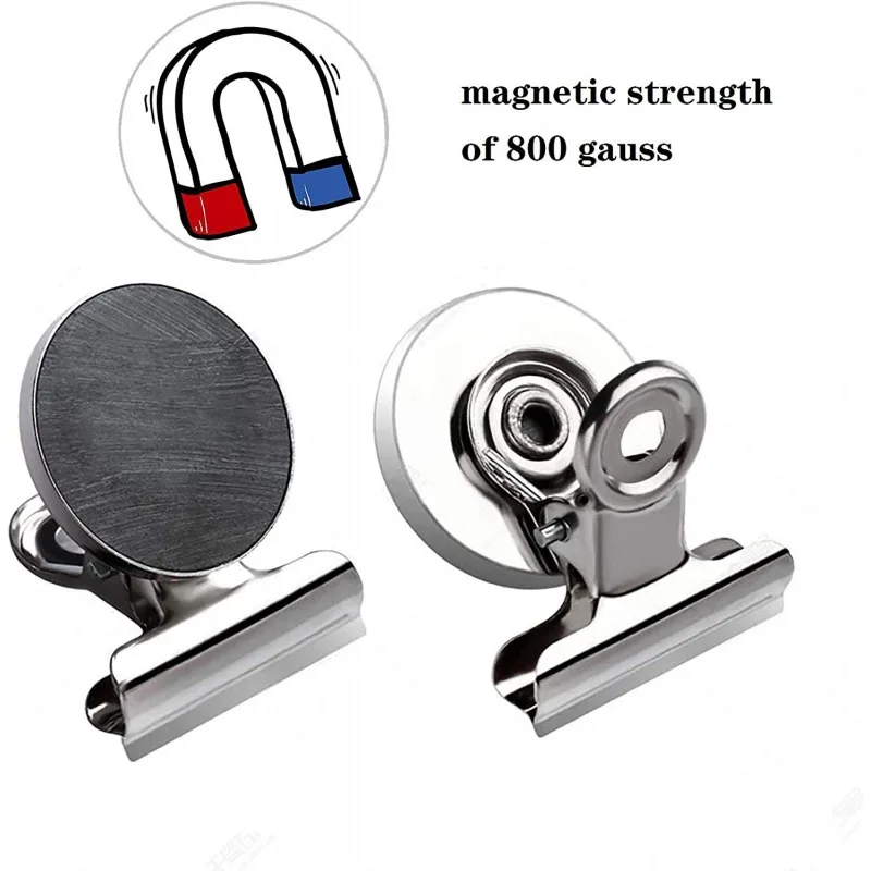 Ferrite Magnet Magnetic Spring Clips For Office Refrigerator - Buy ...
