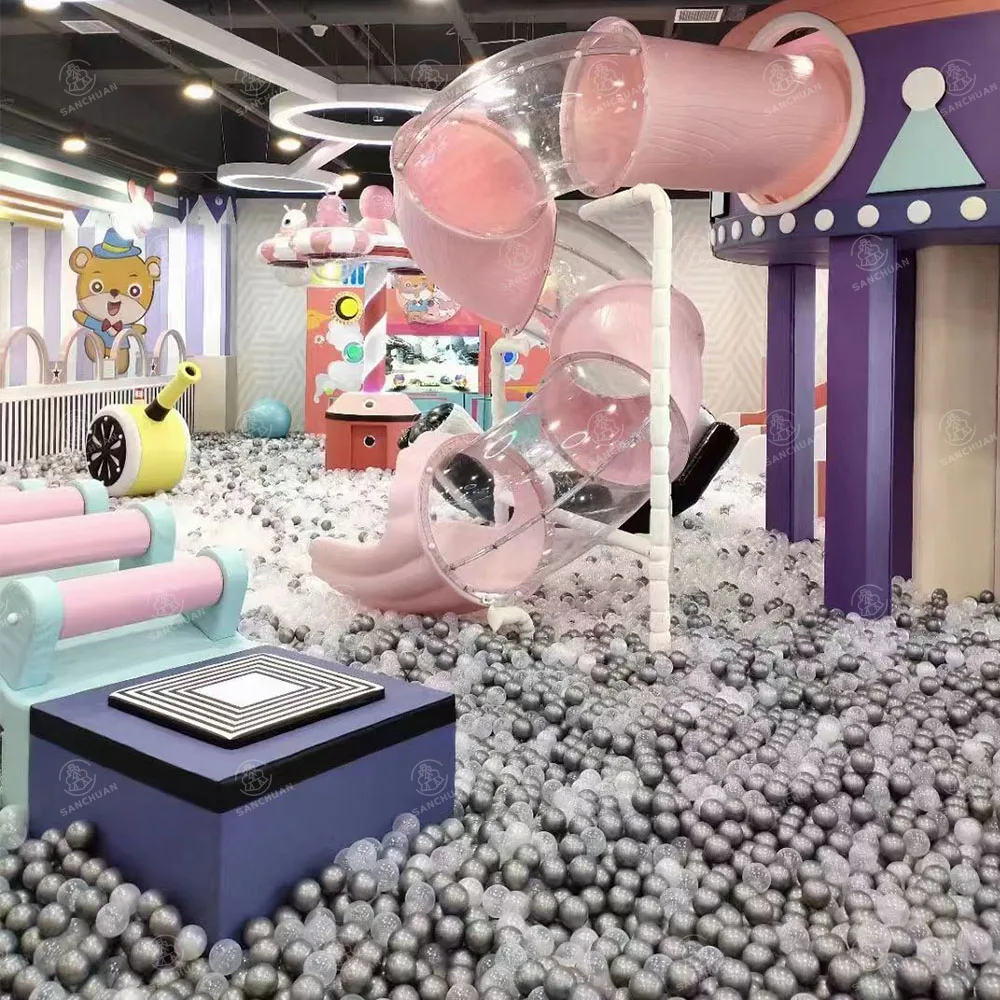 Soft Playland Equipment Kids 3 In 1 Slide Children Play Toys Area ...