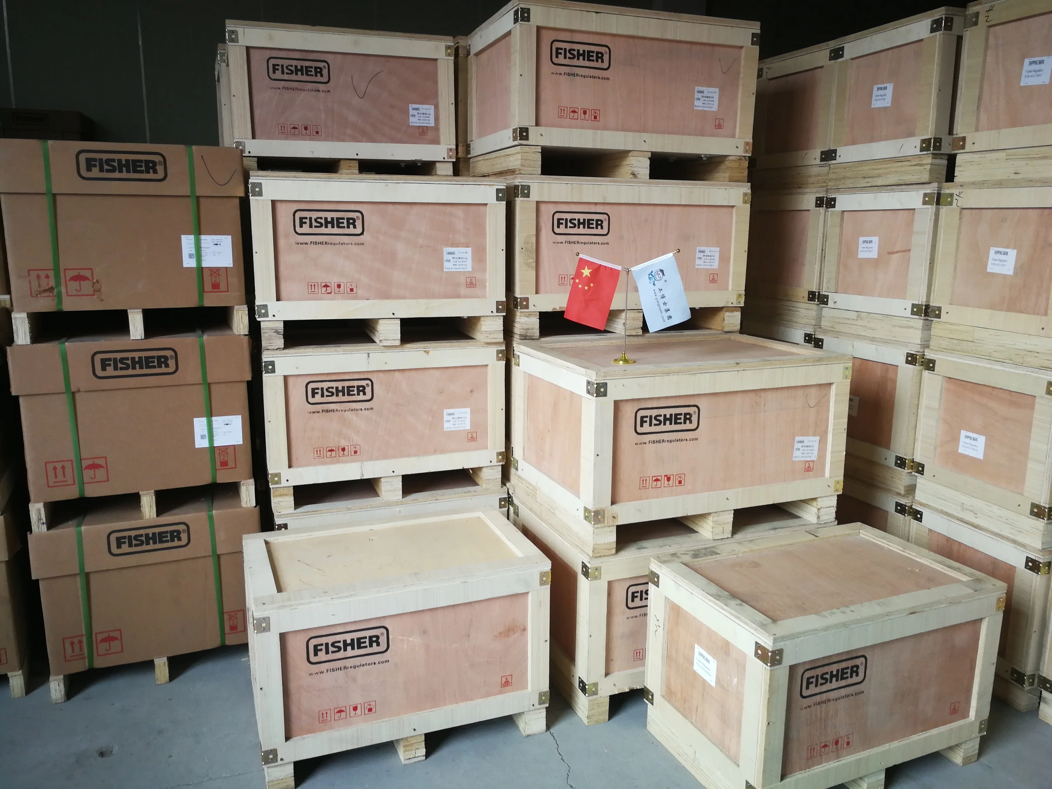 EMERSON Fisher 2625 Volume Boosters with DVC6200 Valve Positioner for ...