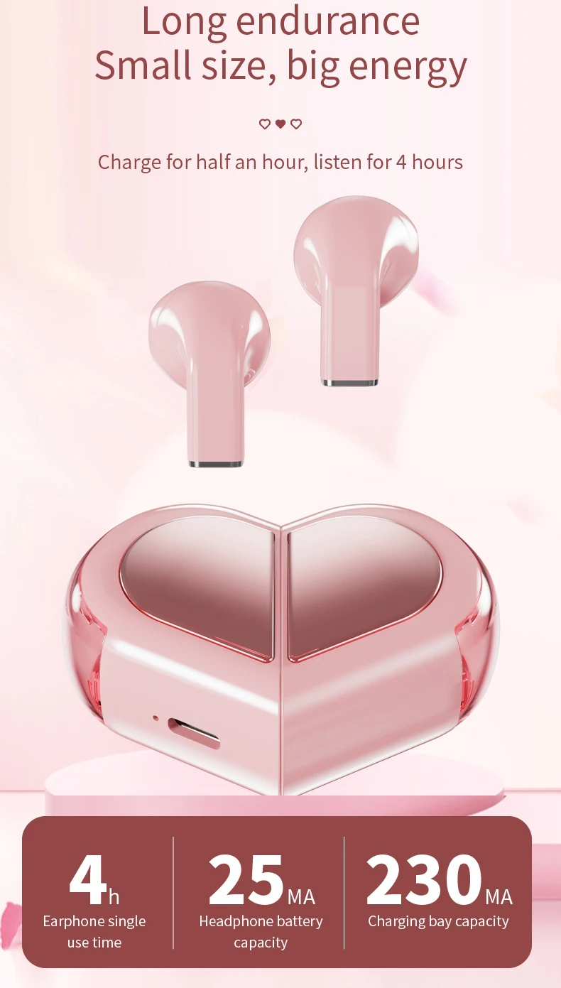 Hopora K520 TWS Earbuds - Zero Delay, ANC, and Comfort