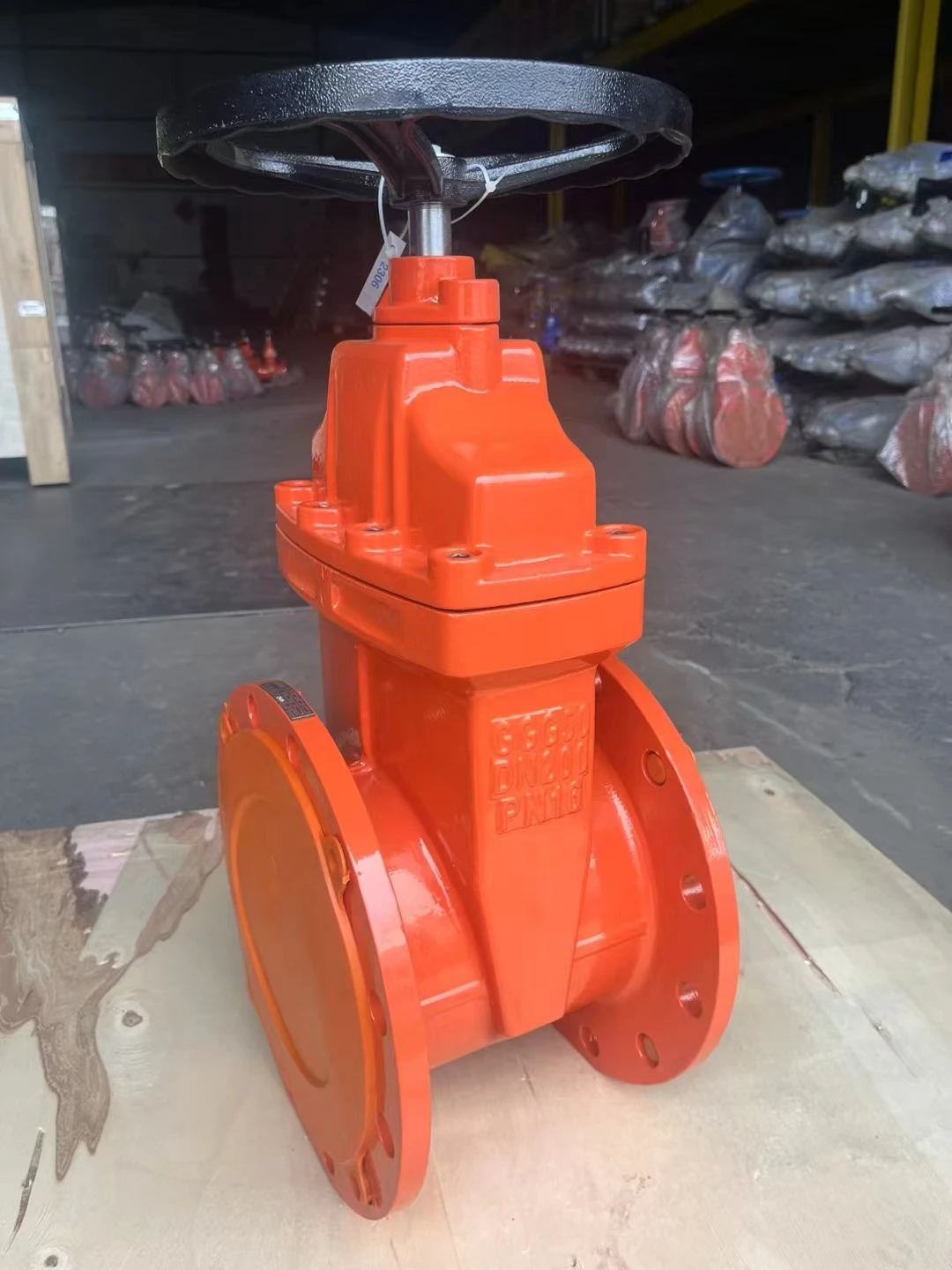 Blind Rod Soft Seal Flange Gate Valve Cast Iron Resilient Seated Gate ...