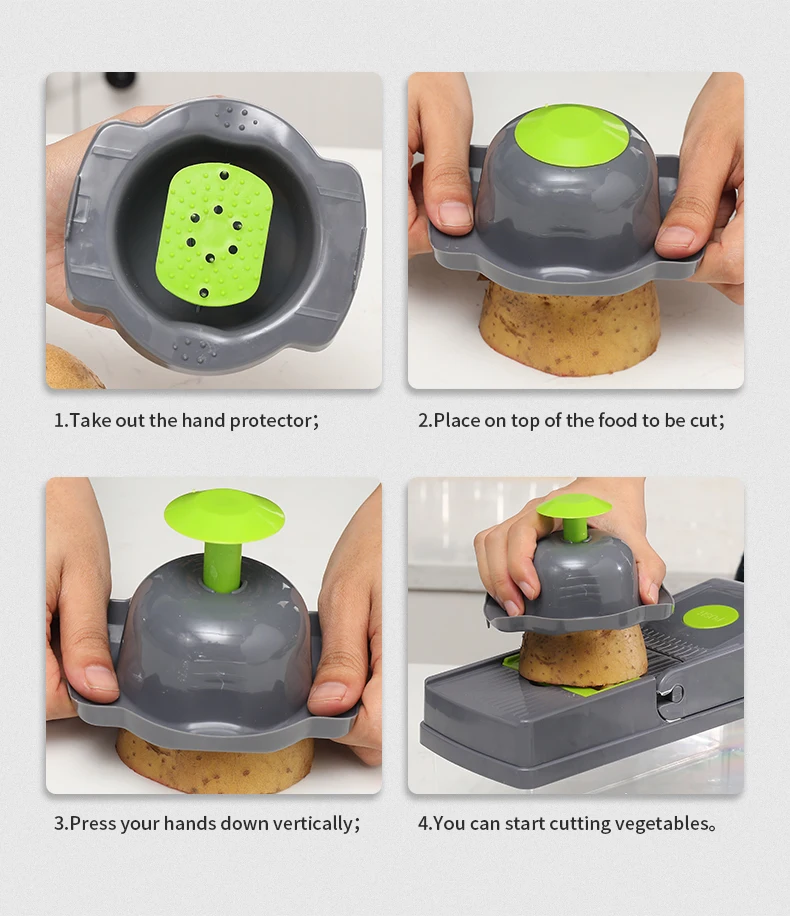 Manual Hand Fruits and Vegetable Cutter All in One 14 in 1 Vegetable ...