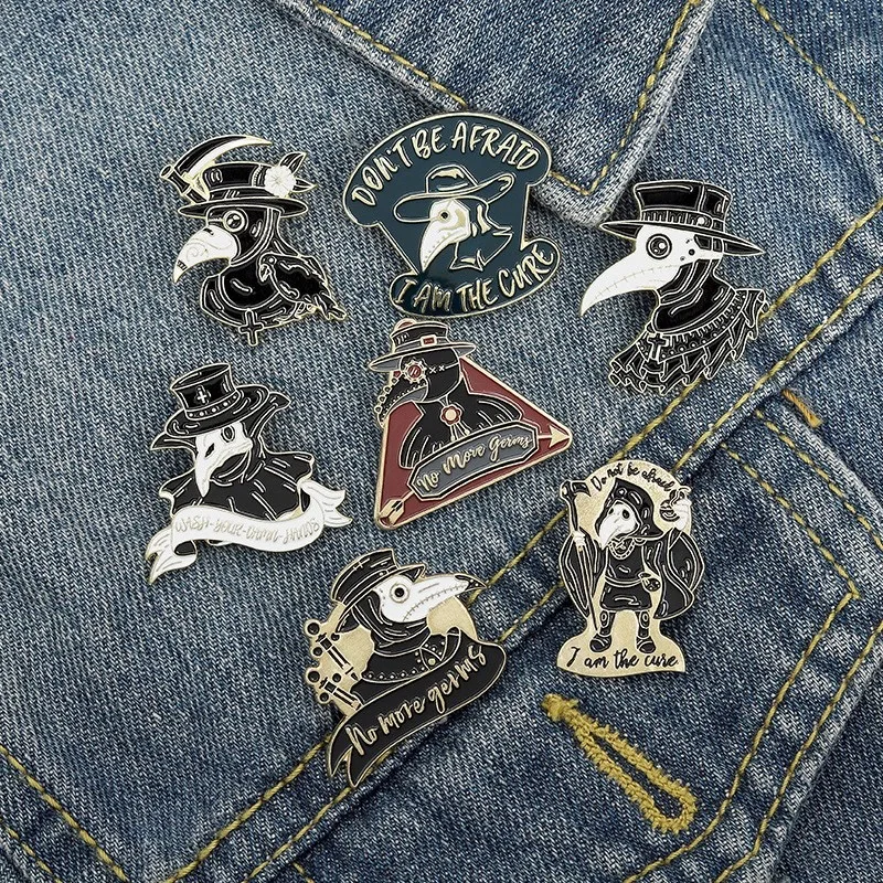 High Quality Pin Black Cowboy Animal Lapel Pins Soft Enamel Die Cutting ...