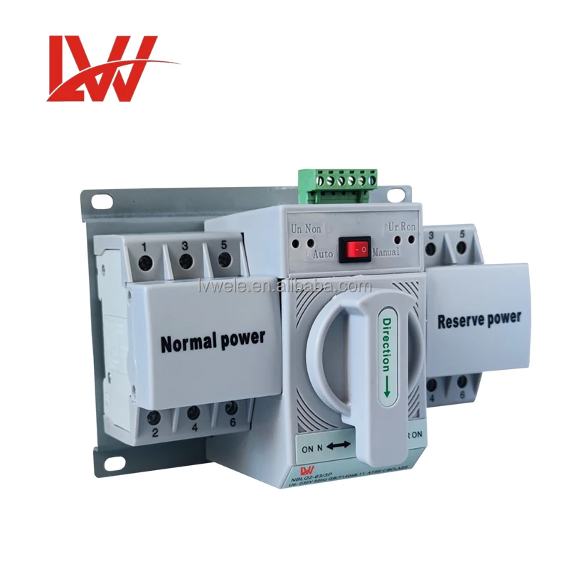 LW ATS Dual Power Automatic Transfer Switch 4P63A| Alibaba.com