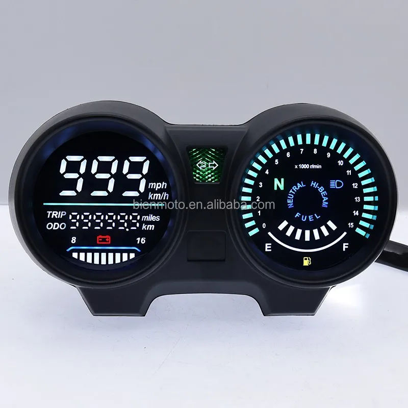 Motorcycle Digital Speedometer - ABS Material, 1kg Weight
