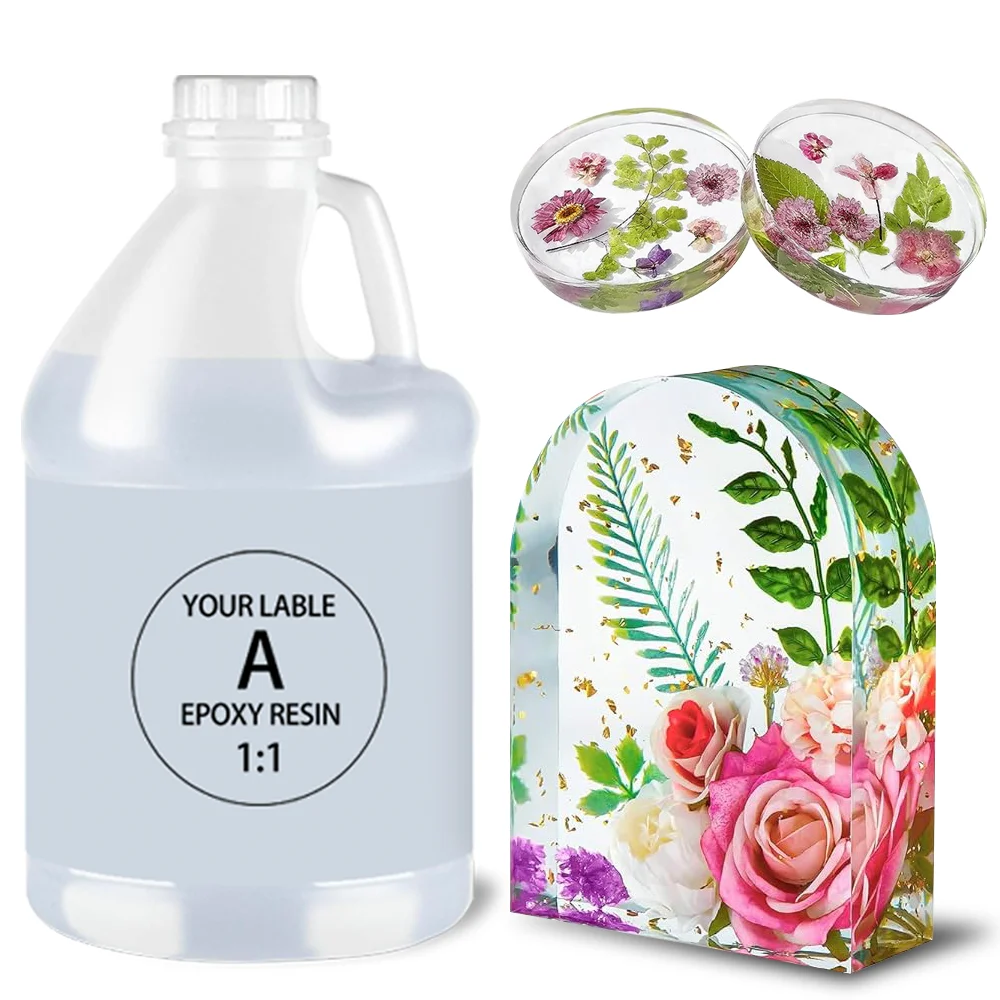 Epoxy Resin 1gallon No Bubble Art Resin Casting Resin For Art Crafts ...