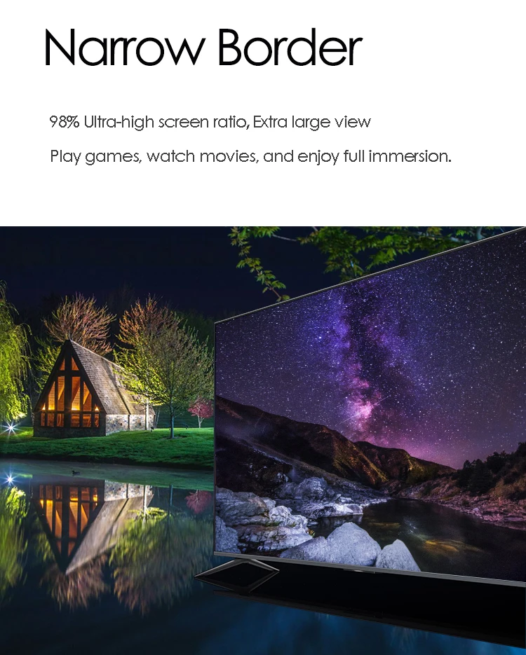 65" UHD 4K LED TV with Android Webos - Smart & Borderless