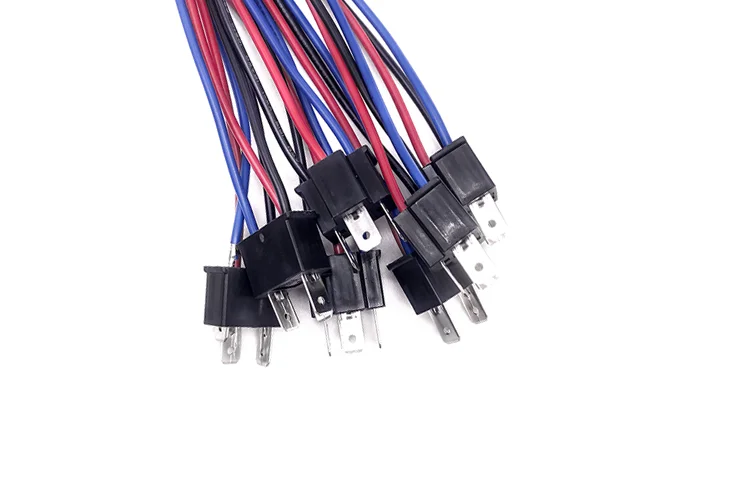 H4 Hb2 9003 Male Socket For Led Replacement Headlight Connector Wiring ...