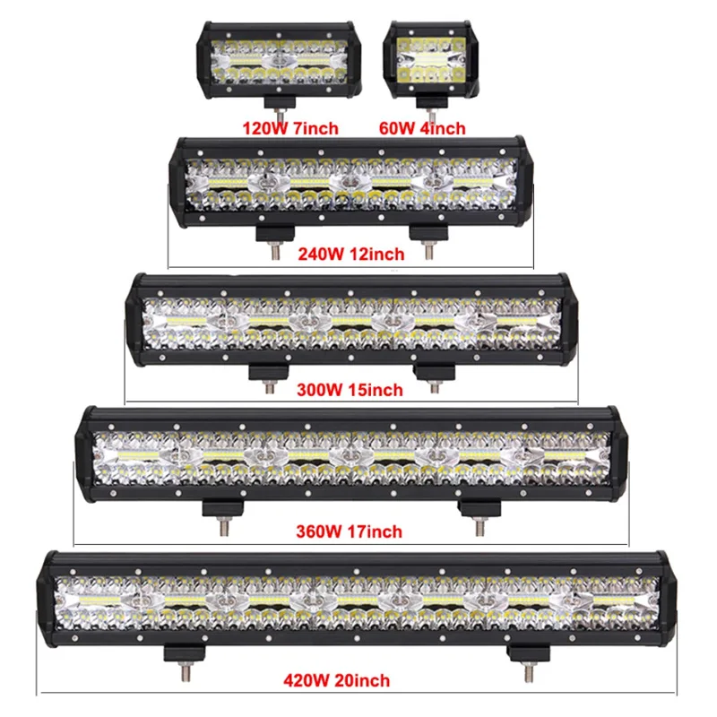 4-32inch off Road LED Bar 12V 24V Combo LED Light Bar