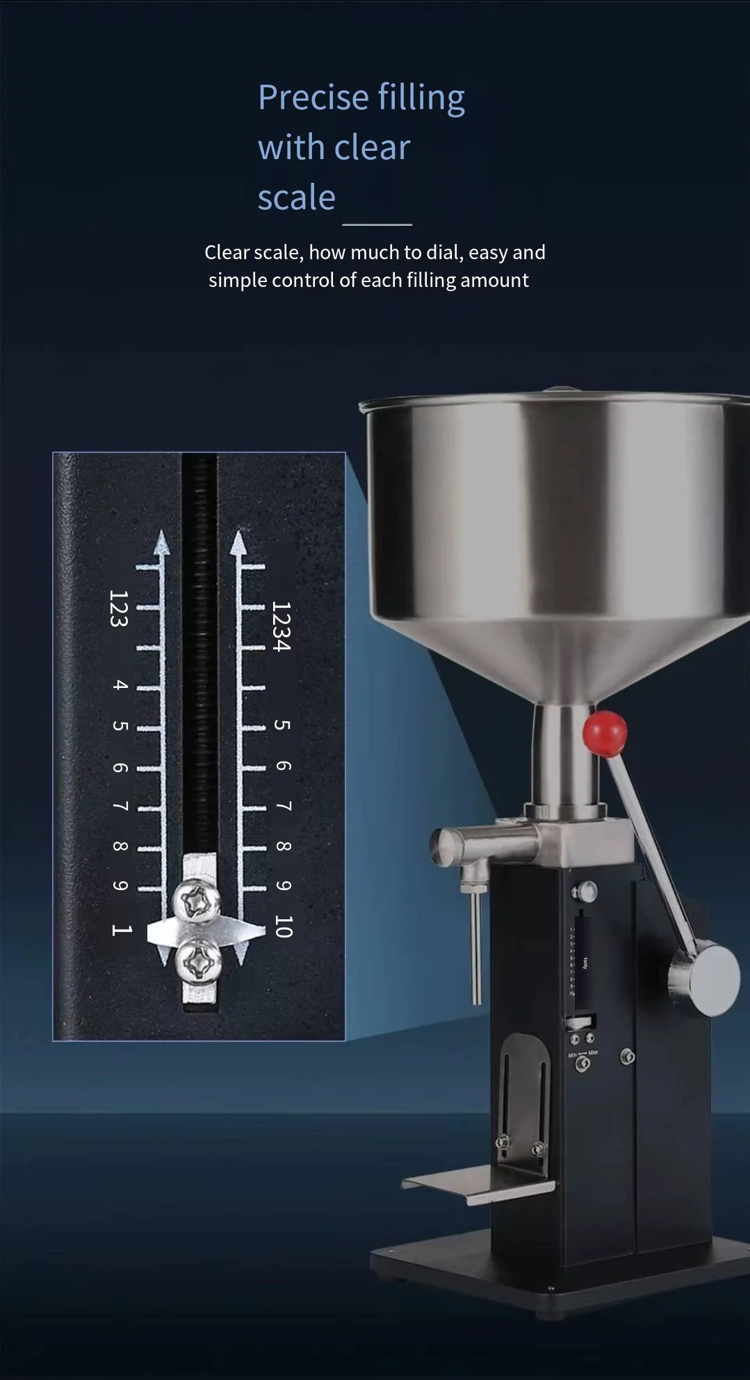 A03 Manual Filling Machine For Paste & Liquid - Oem Available