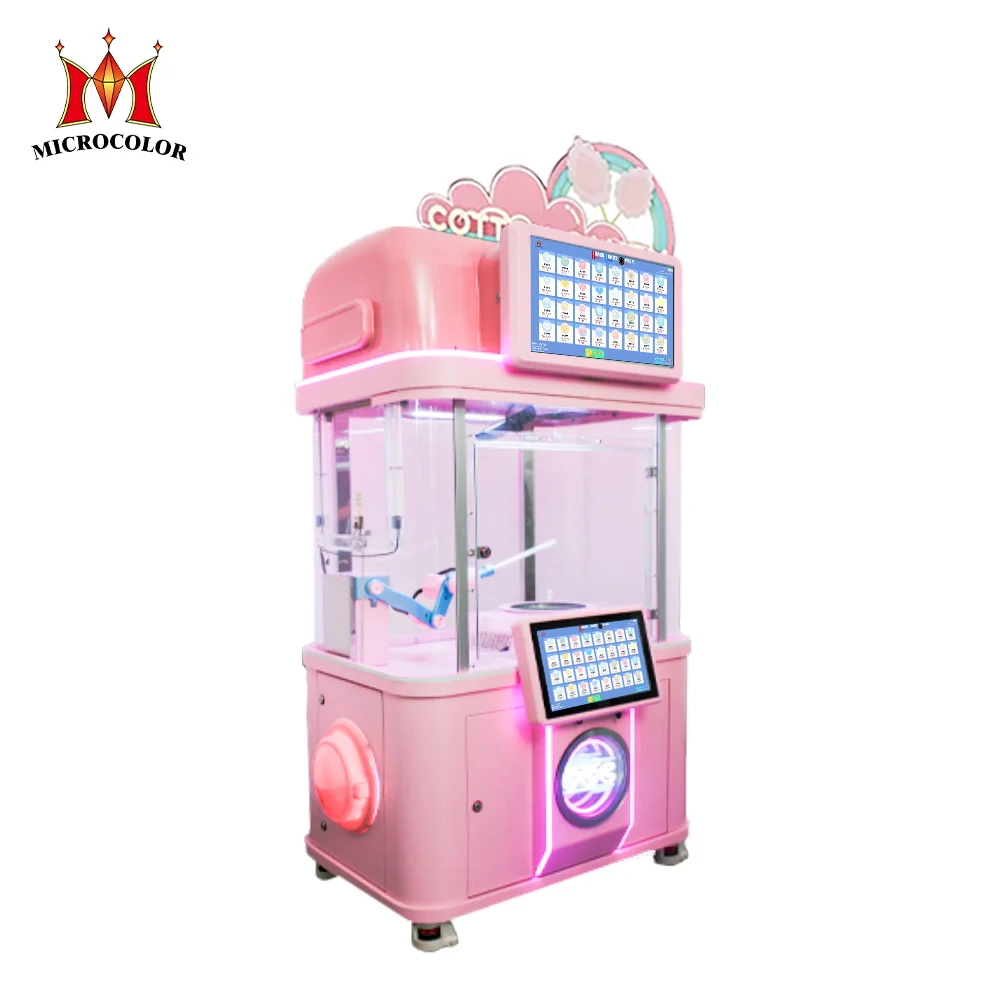 New Two Touch ScreensCotton Candy Self Service Machine Professional ...