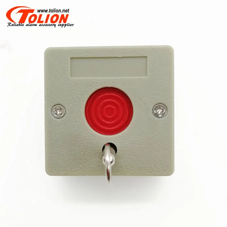 Security Use Emergency Alarm Panic Button Key Reset Panic Button Pb-45 ...