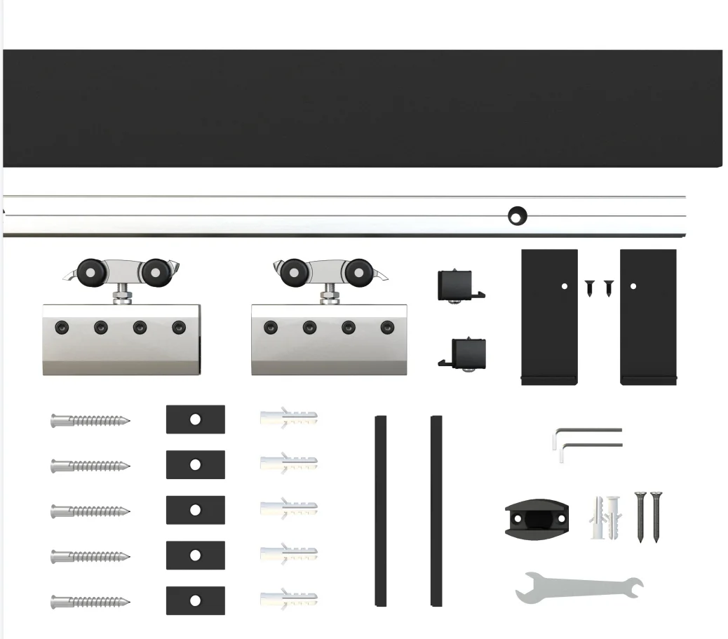 Rs120 Sliding Glass Door With Aluminum Sliding Door Hardware Set With ...