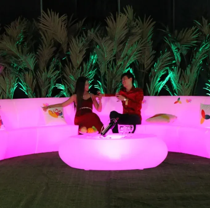 Modern Design Luxury Led RGB Bar Furniture Remote RGB Color Changing ...
