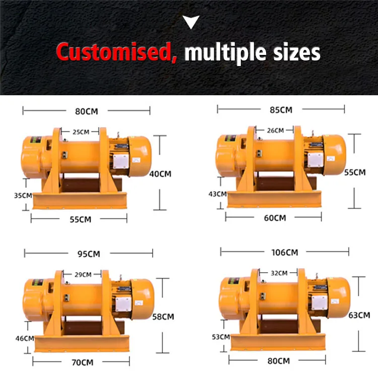 Professional JKD JMD Electric Winches for Boat Pulling