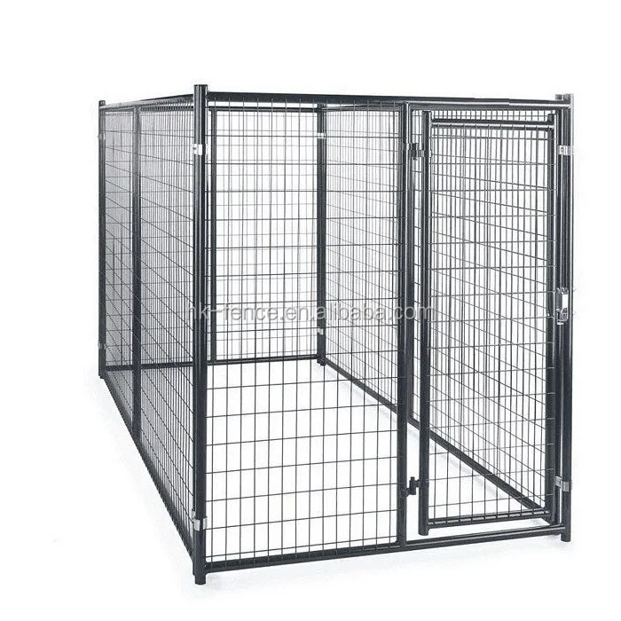 Outdoor Metal Modular Dog Kennel Pet Cage Dog House Enclosure - Buy ...