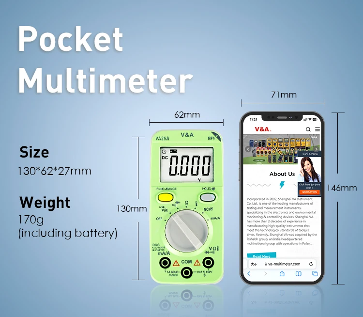 Auto Range Digital Multimeter Smart Multimeter Digital Professional ...