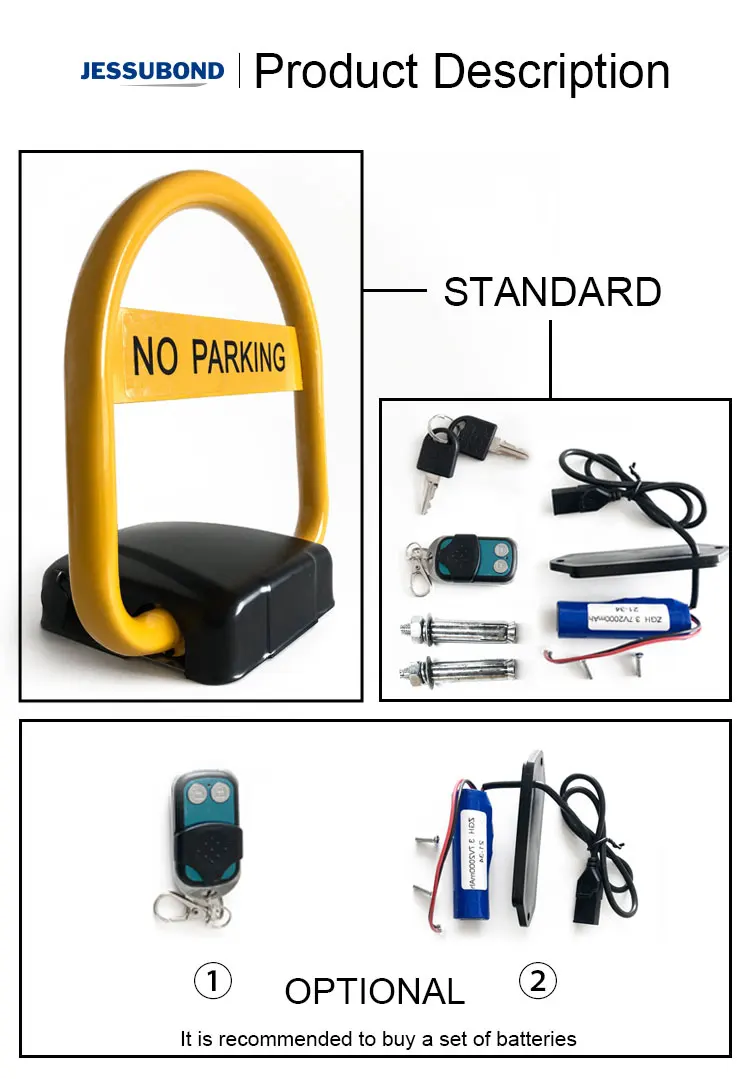 Auto Automatic Remote Controlled Car Parking Space Protector Saver ...