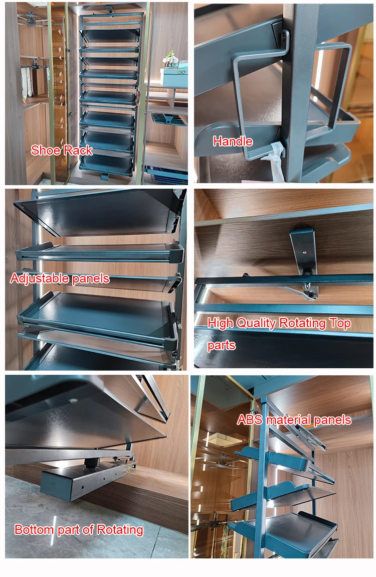 360 Rotating Shoe Rack - Efficient Storage Organizer