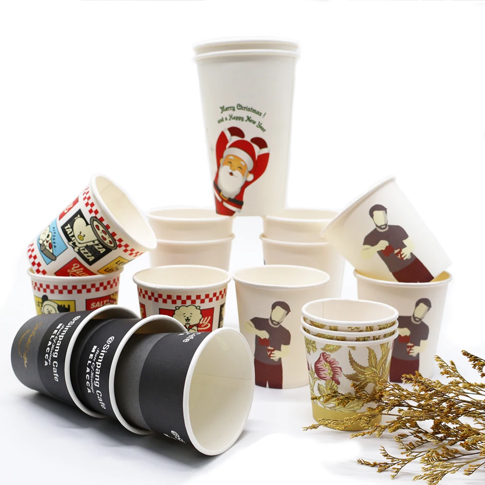 High Quality Custom Printed Paper Cup Eco Friendly Cup Single Double ...