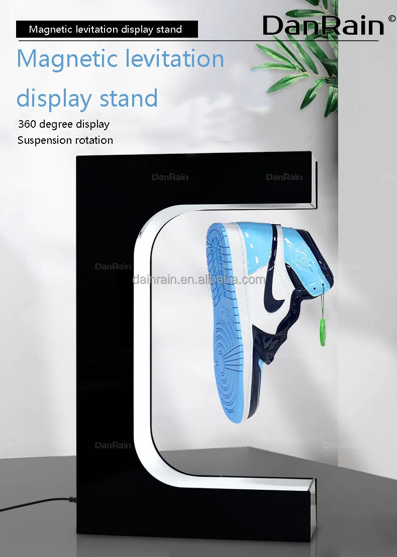 Fashion Ideas Maglev Wall Led Shelf Floating Shoes Display Leviation ...