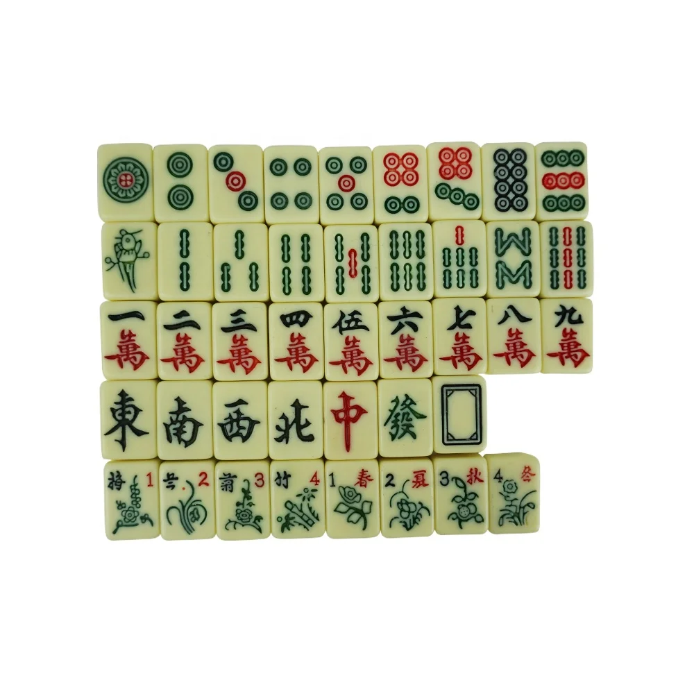 Mini Chinese Mahjong Set - 144pcs Super Quality Tiles