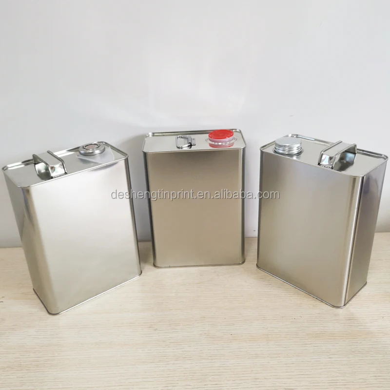 1 Gallon Square 5W30 Motor Oil Tin Can with Lid China Manufacturer ...