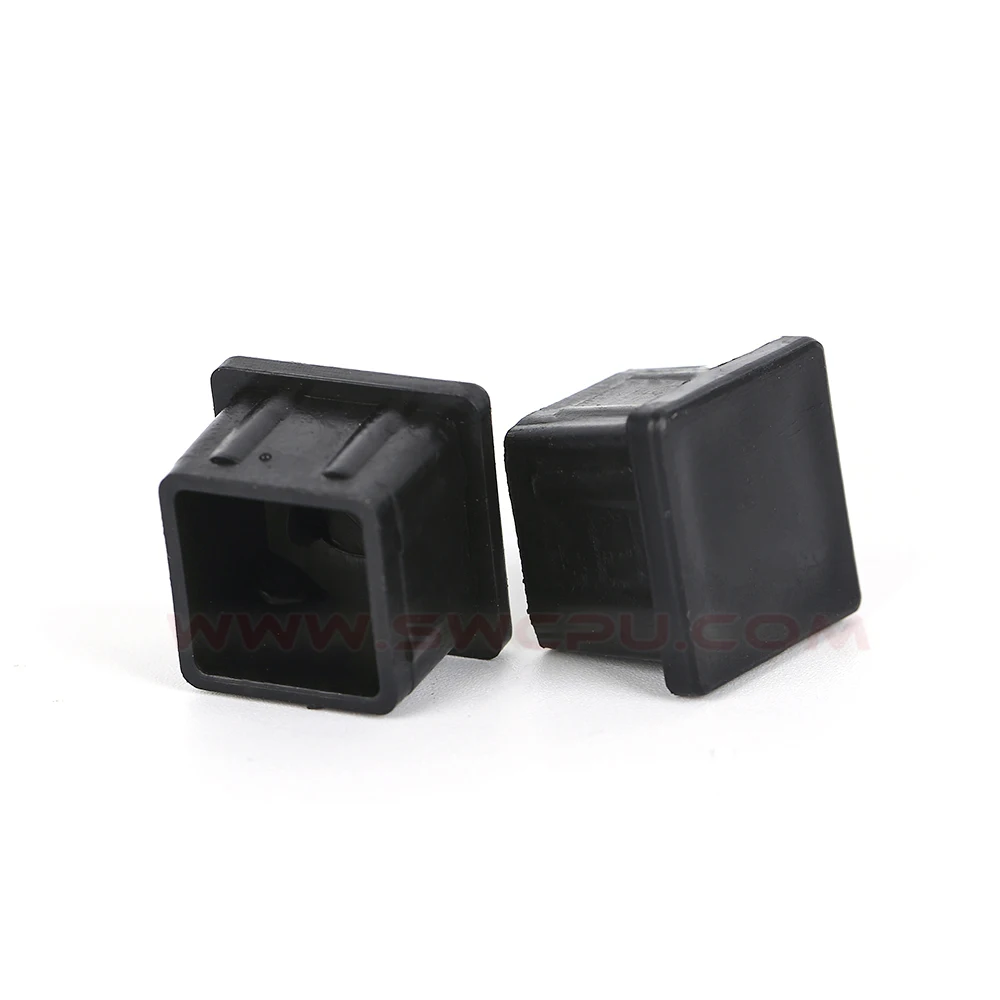 Square Tube Plastic End Caps - Durable & Customizable